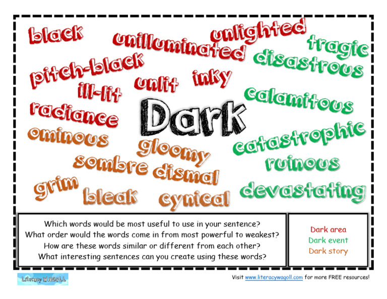 Powerful Words for Describing Darkness | PDF | Philosophy | Language ...