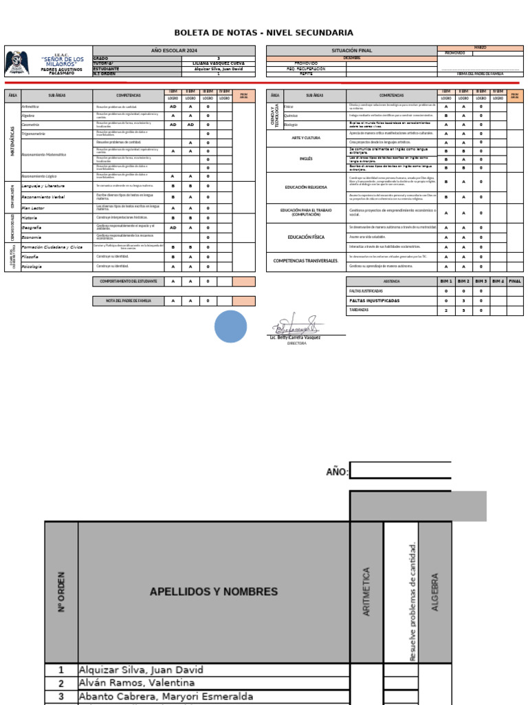 Boleta 3° Secundaria | PDF | Matemáticas | Iniciativa empresarial