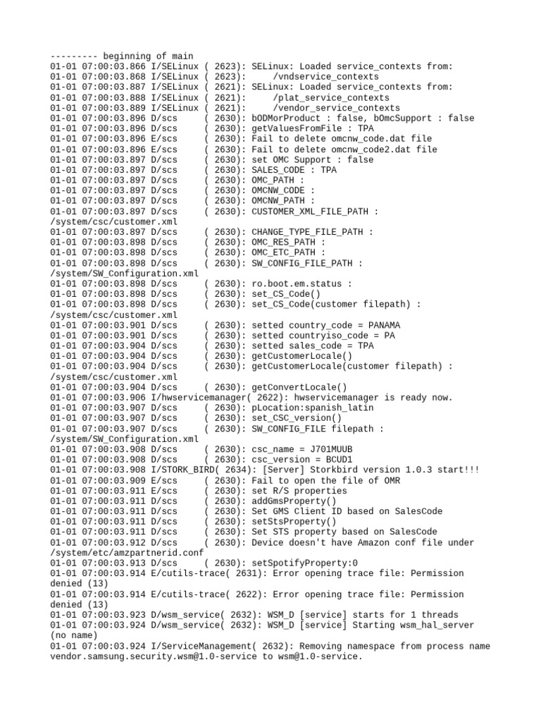 Logcat Prev CSC Log | PDF | Operating System Technology | System Software