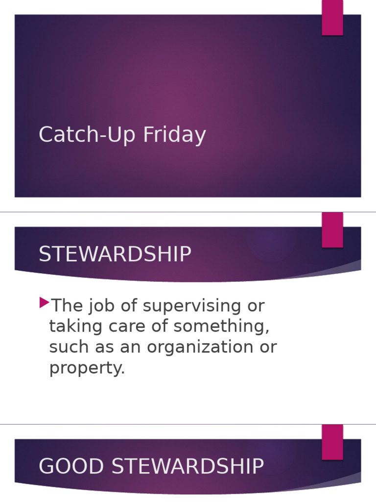 Stewardship | PDF