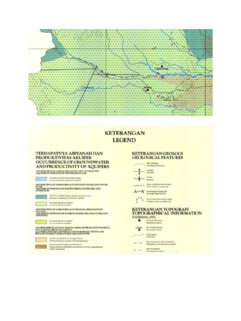 Peta Geo Tasikmalaya Cigalontang | PDF