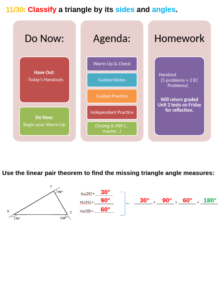 Classifying Triangles: Sides & Angles | PDF | Triangle | Geometry
