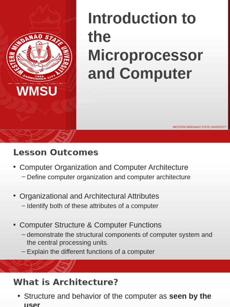 Topic 1 Introduction To The Microprocessor and Computer | PDF | Central ...