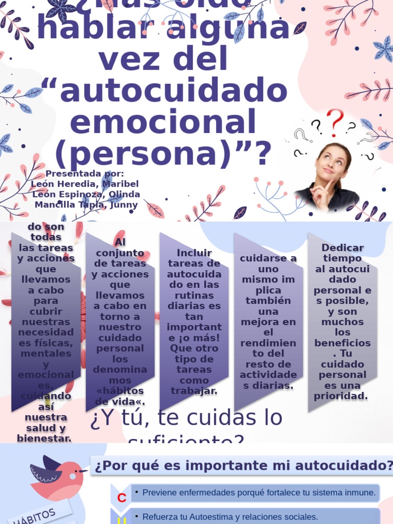 Autocuidado Emocional Personal1 | PDF | Sicología