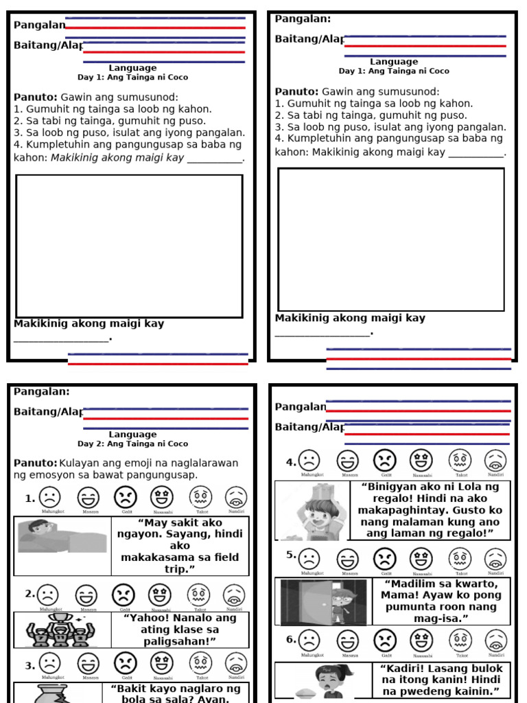 G1 Q2 W6 Language LAS | PDF