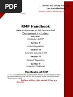 RMP - Introduction To RMP | PDF | Military Police | Swat