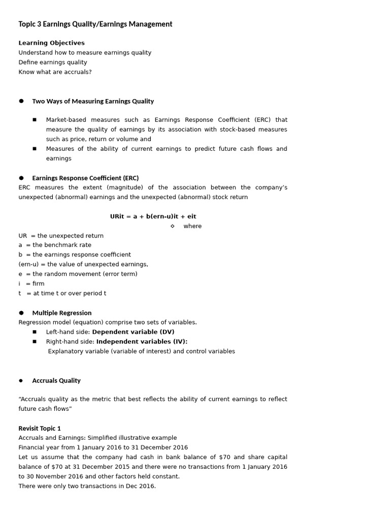 Topic 3 | PDF | Dependent And Independent Variables | Linear Regression