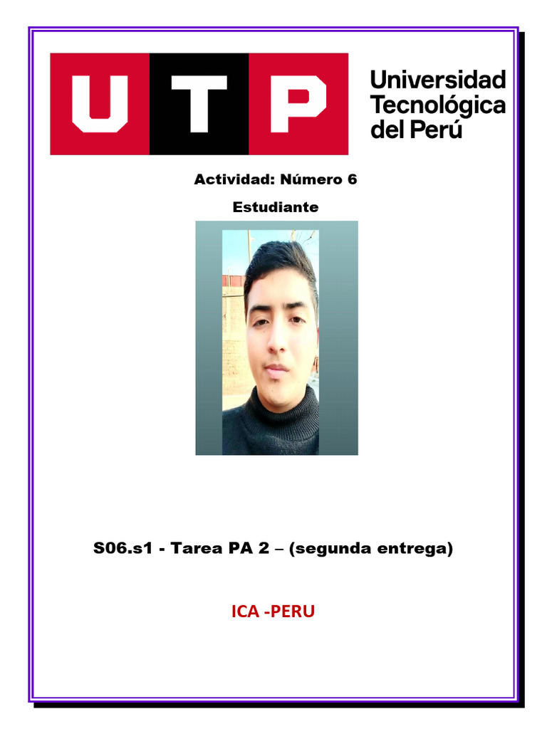S06.s1 - Tarea PA 2 - (Segunda Entrega) | PDF | Comunicación | Sicología