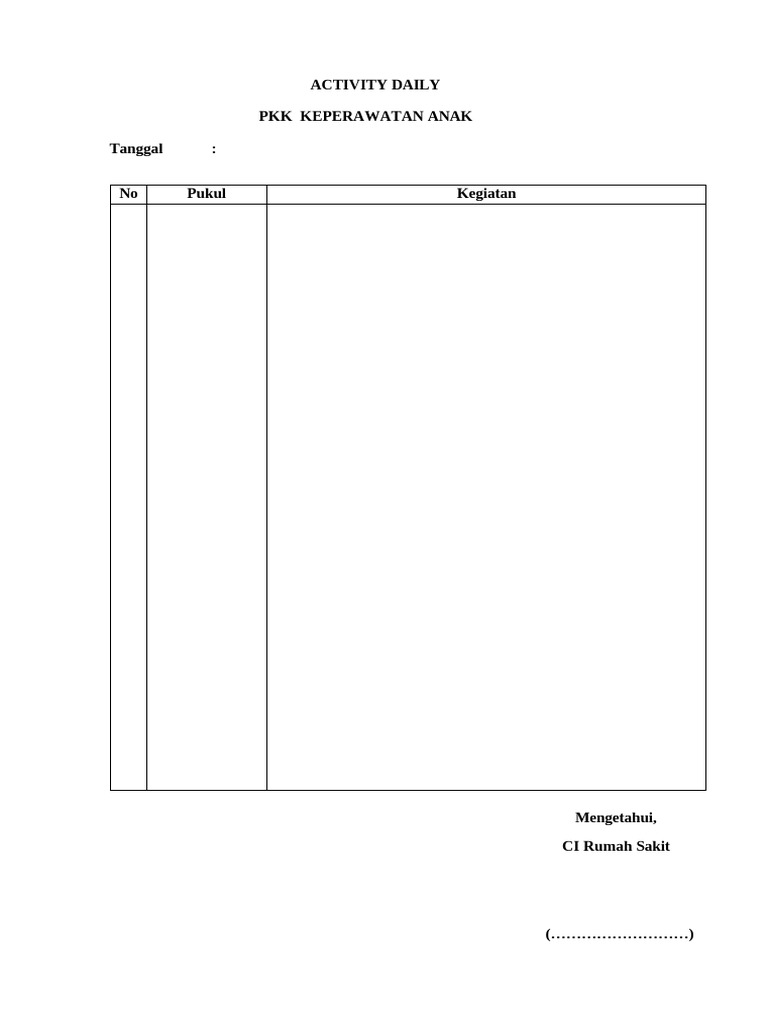 Adl Anak, Maternitas, Jiwa, Nametag | PDF | Karier & Perkembangan