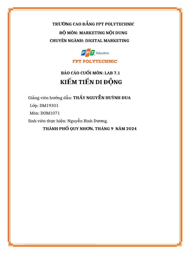 NguyenBinhDuong Py00045 Lab7.1 | PDF