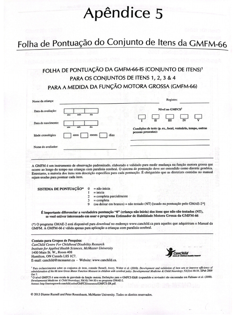 GMFM-66-IS Português | PDF