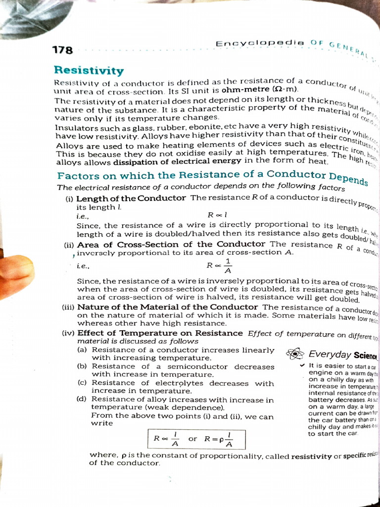 Understanding Electrical Resistivity | PDF | Electrical Resistance And ...