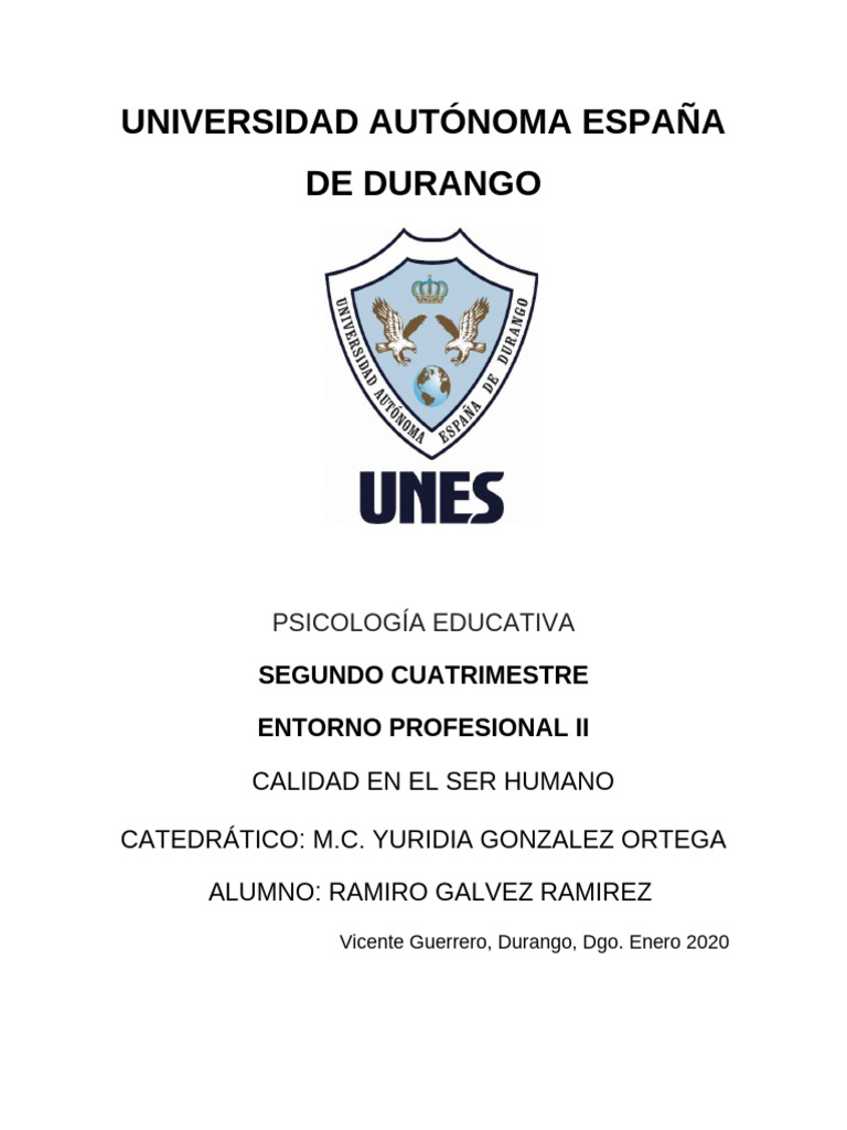 Enfoque Profecional II Ramiro Galvez | PDF | Las emociones ...