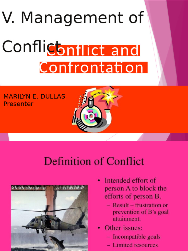 Confilct and Confrontation | PDF | Cognition | Behavioural Sciences