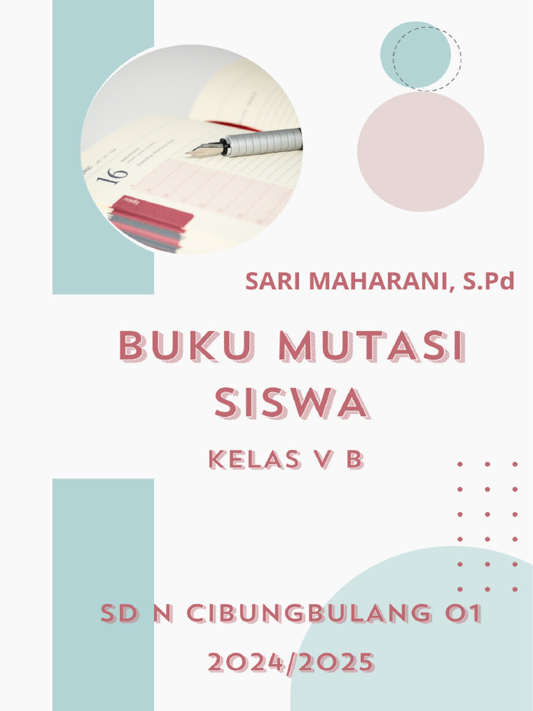 Cover Mutasi Siswa Sari | PDF