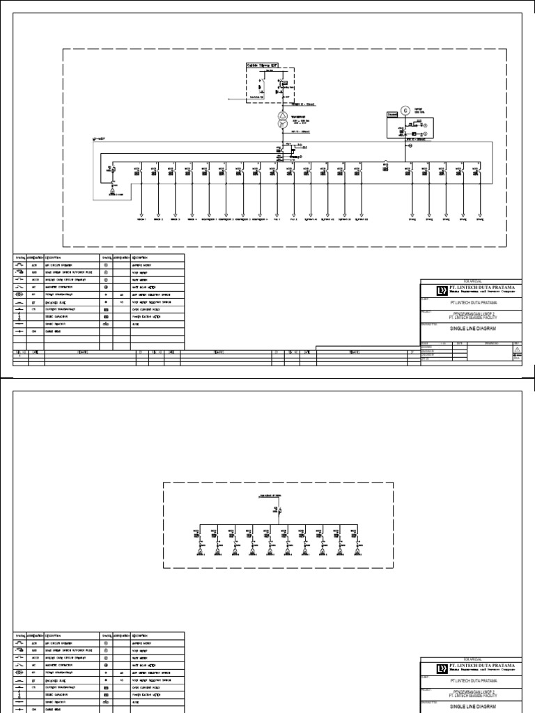 Single Line Diagram for LVMDP 2 | PDF
