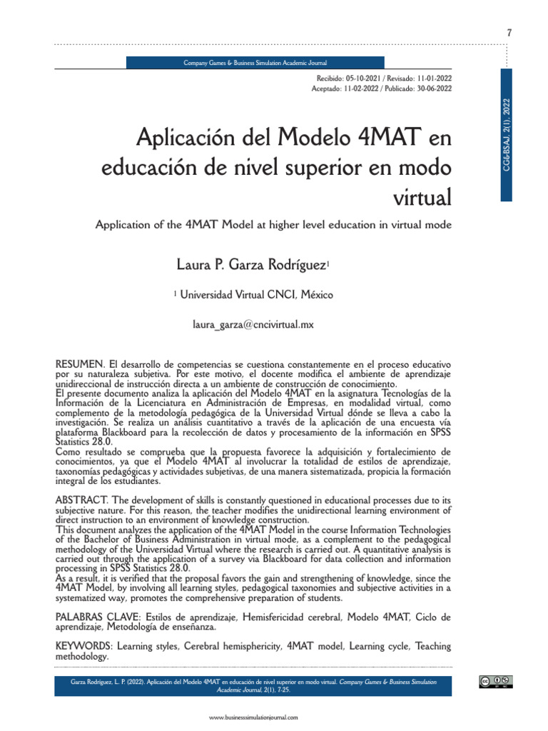 4mat Clases | PDF | Aprendizaje | Maestros