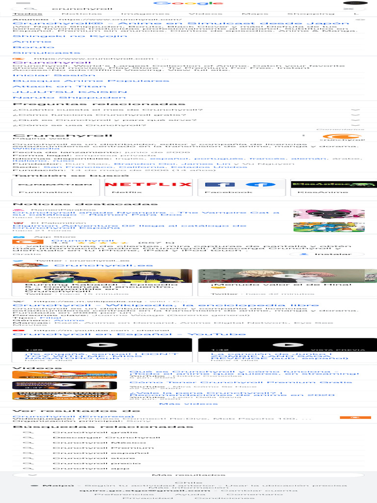 Crunchyroll - Buscar Con Google | PDF