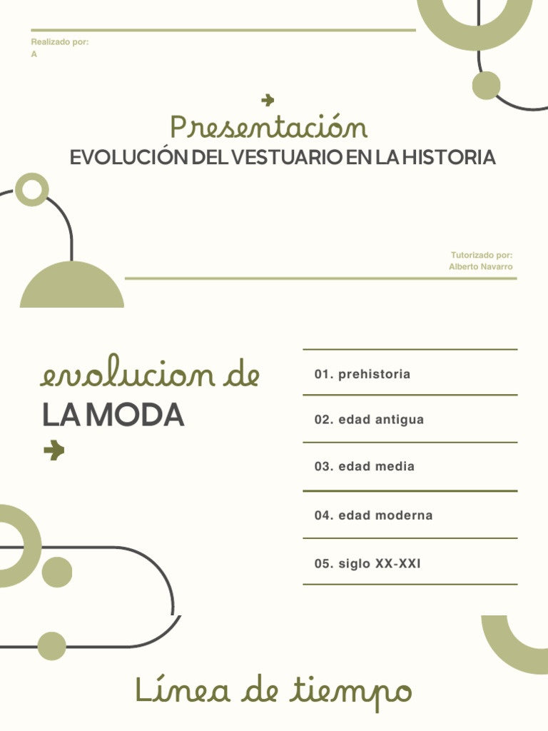Presentación Diapositivas MODA | PDF | Moda | Ropa
