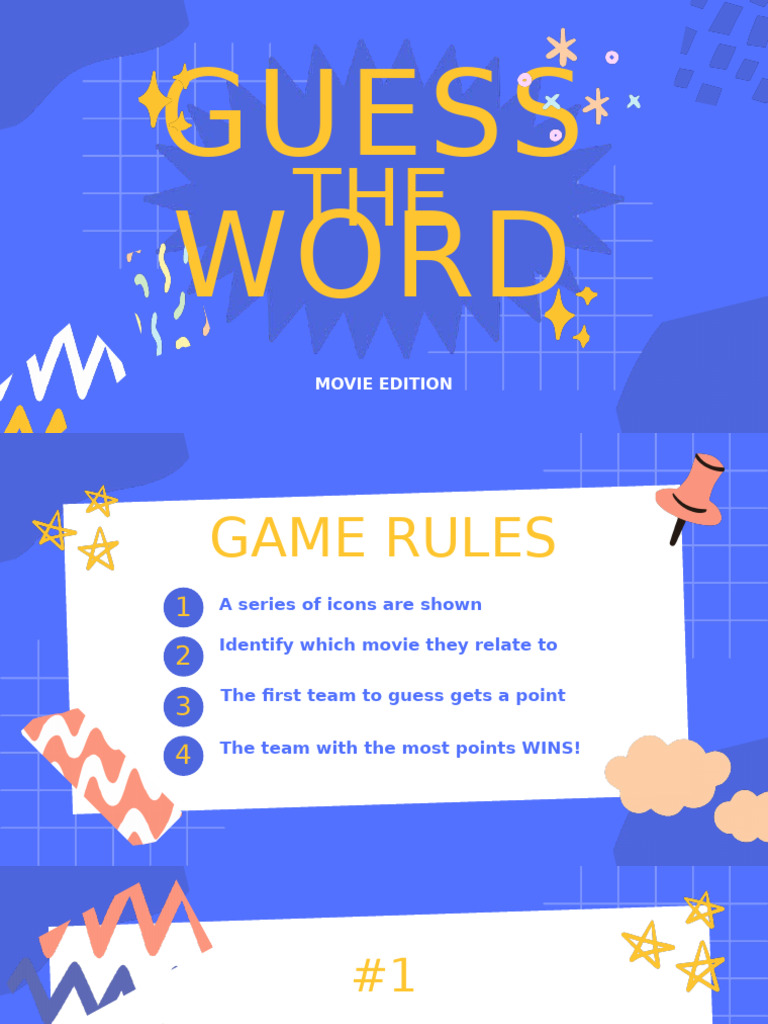 Movie Icon Guessing Game Rules | PDF