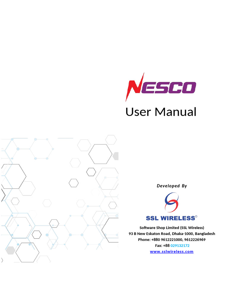 UM-NESCO New Connection v1.0 | PDF | Button (Computing) | Login