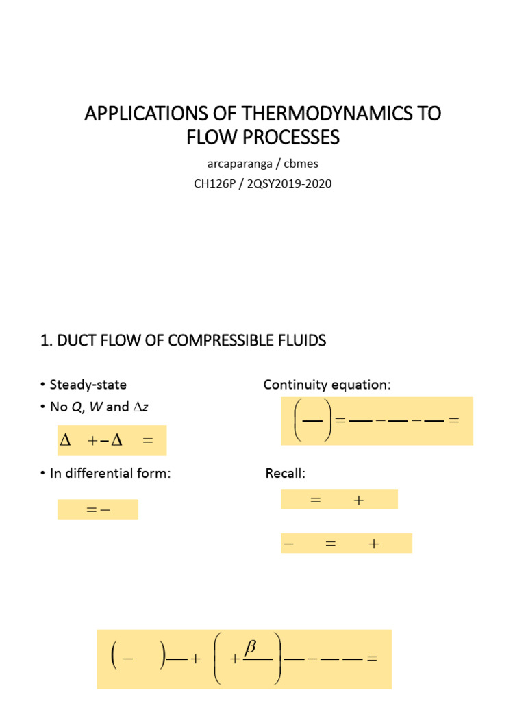 CH126P Lec 5 - Ch7 | PDF | Nozzle | Pump