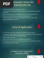 Primavera P6 Training Manual | PDF | Project Management | Computing