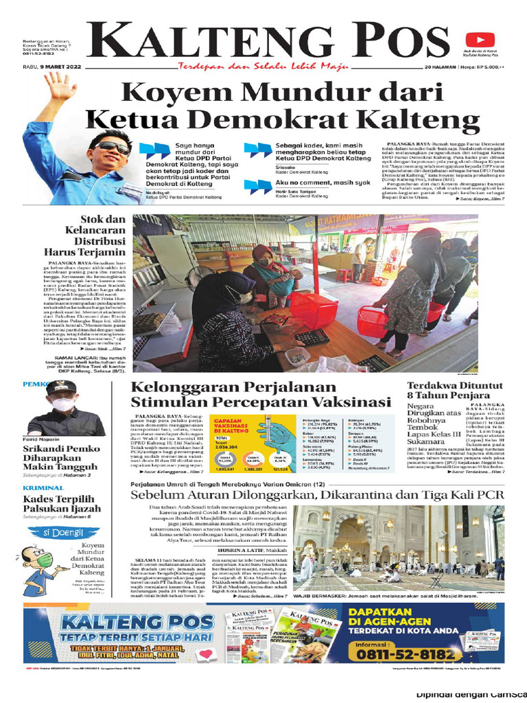 Kalteng Pos Digital - 09 Maret 2022 | PDF