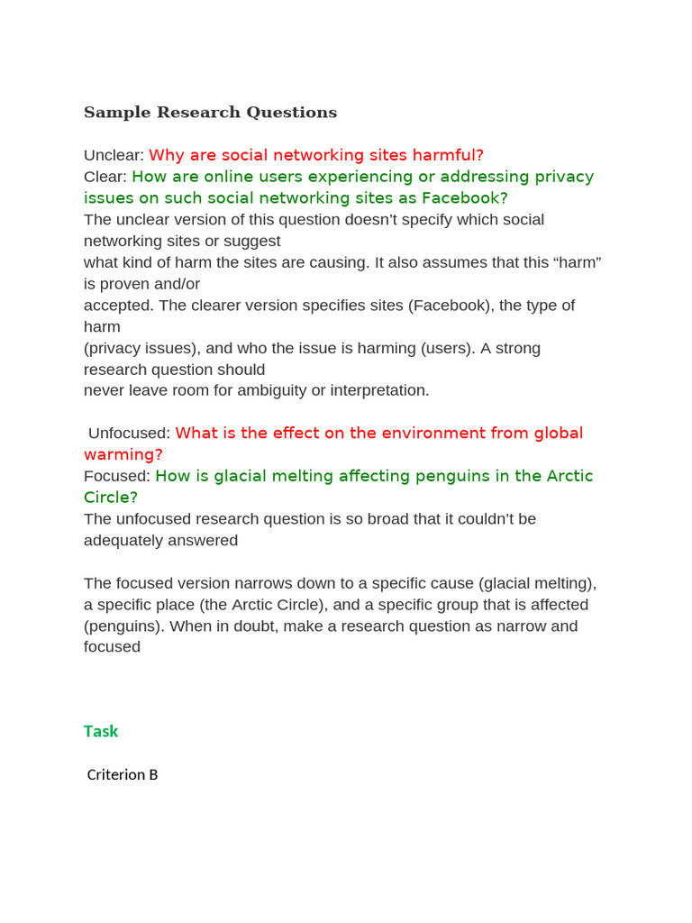 Sample Research Questions Justification | PDF | Superpowers | Science