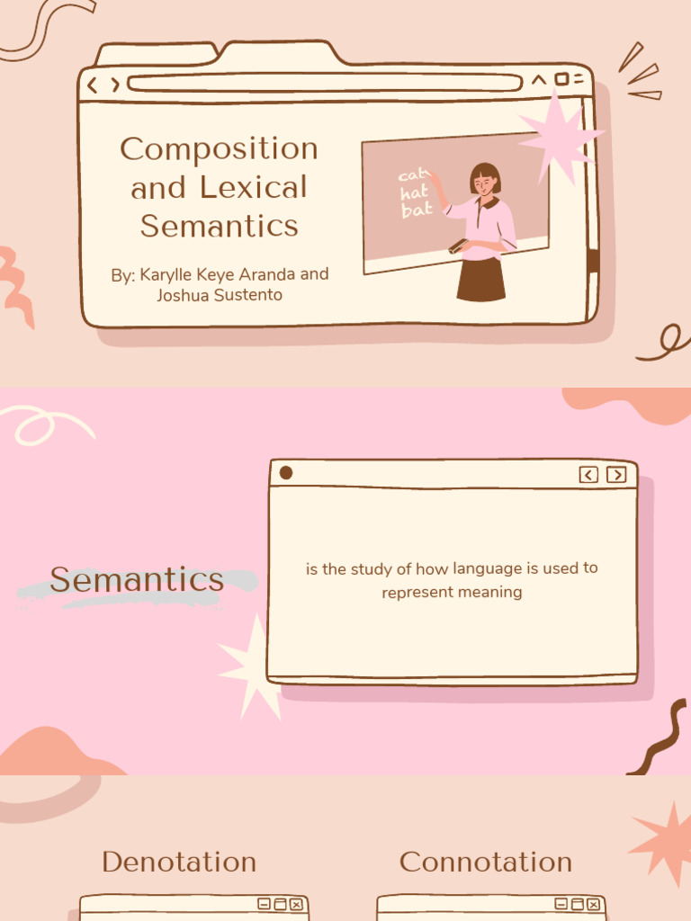 WEEK 7 Composition and Lexical Semantics | PDF | Semantics | Lexical Semantics
