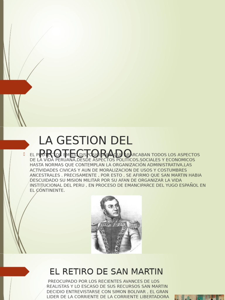 El Protectorado de San Martin | PDF