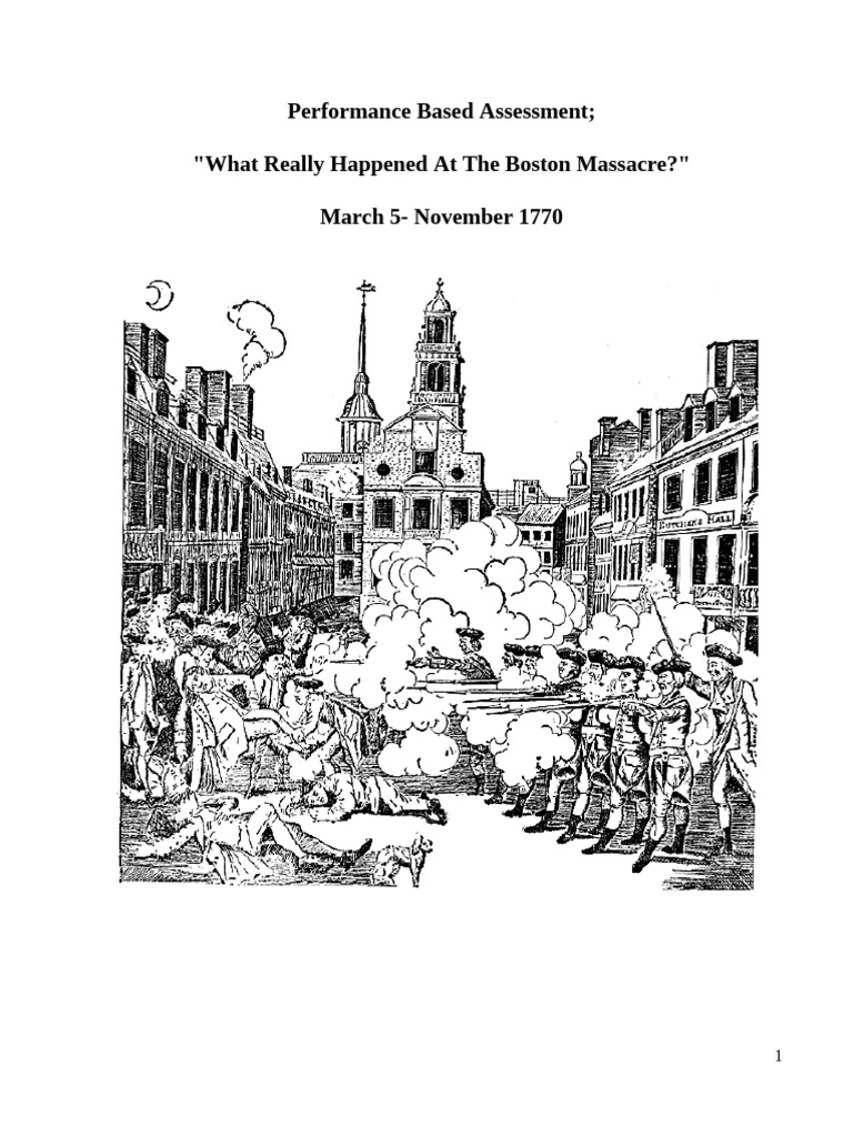 Boston Massacre Primary Sources | PDF