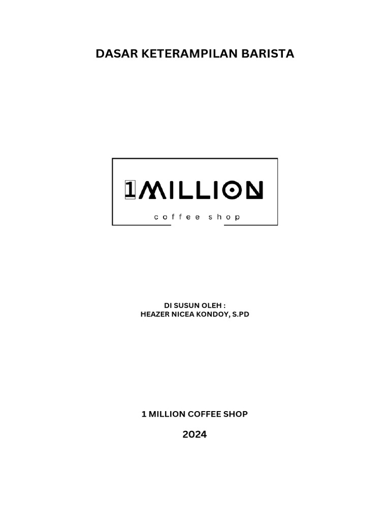 Modul Barista Quwinn | PDF