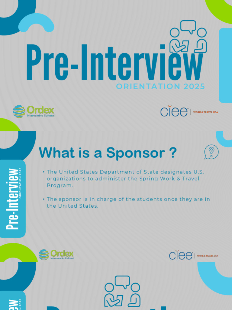 Pre-Interview Orientation Guide 2025 | PDF | Human Communication