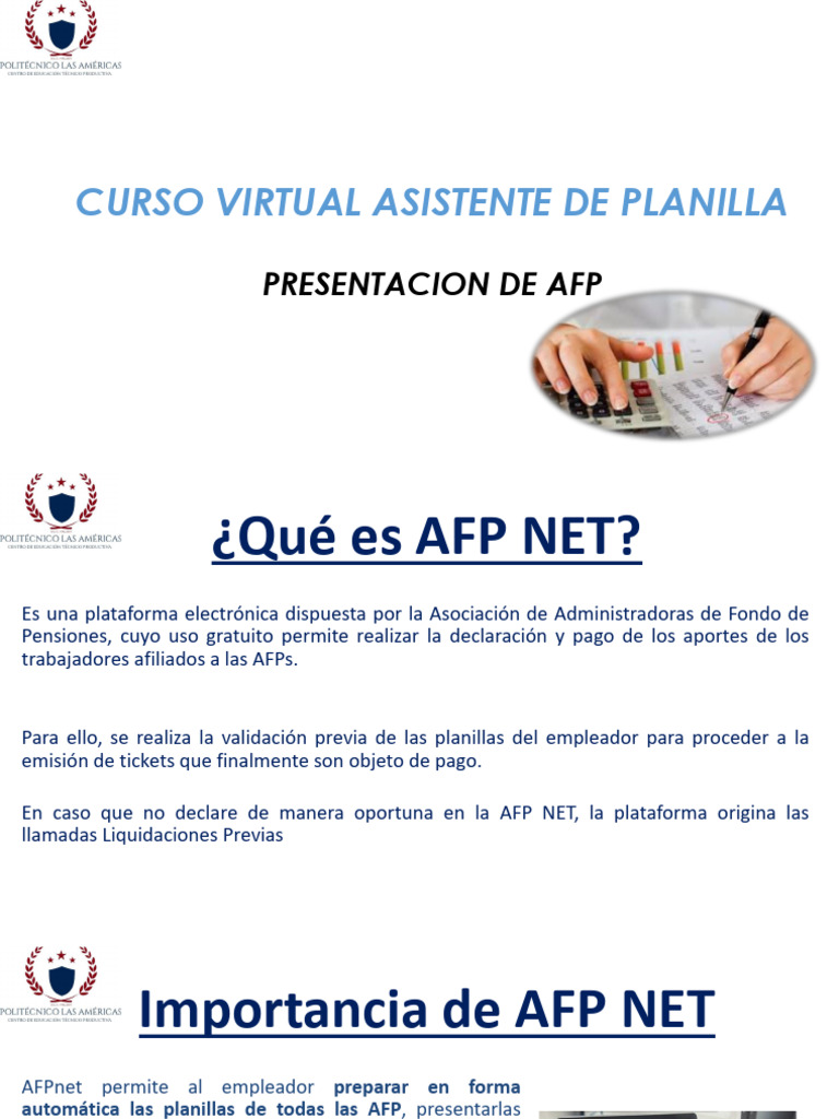 Presentacion de AFP NET | PDF | Negocios | Finanzas y administraciΓ³n ... Presentacion de AFP NET | PDF | Negocios | Finanzas y administraciΓ³n ...