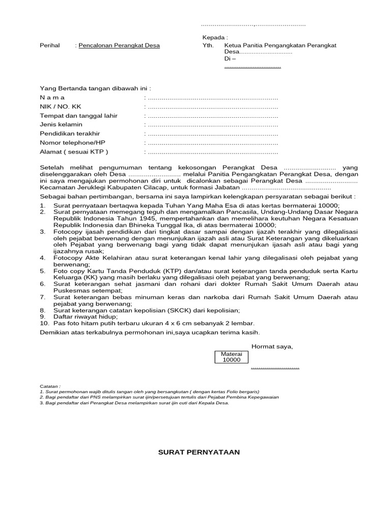 Blangko 2 Pendaftaran | PDF