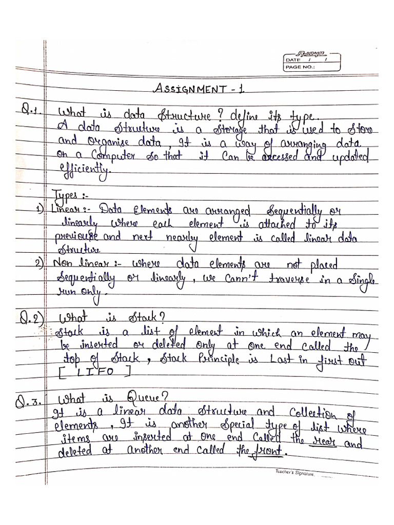 DSA Assignment | PDF