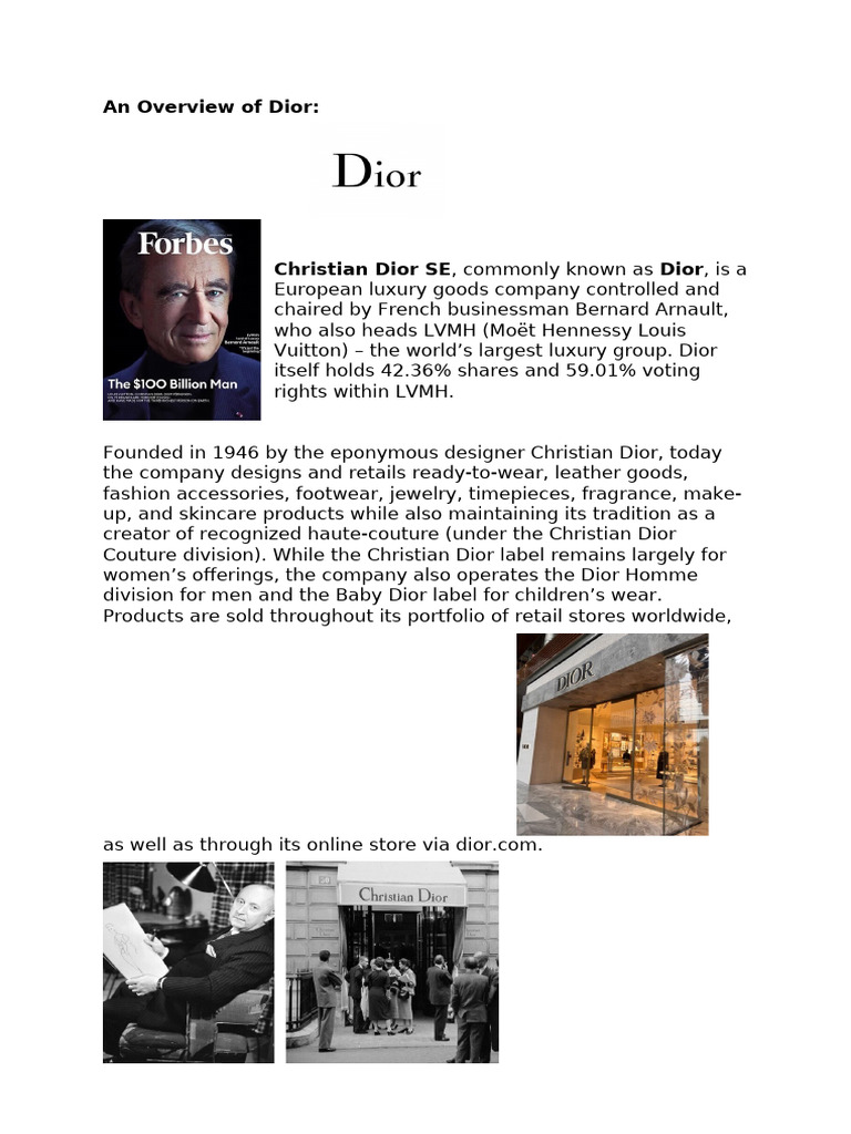 Dior: Luxury Fashion for All Ages | PDF | Lifestyle