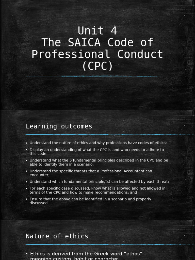 Unit 2 CPC | PDF | Morality | Audit