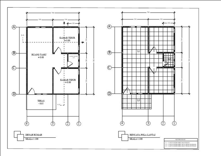 Denah Rencana Lantai Aula F17 | PDF