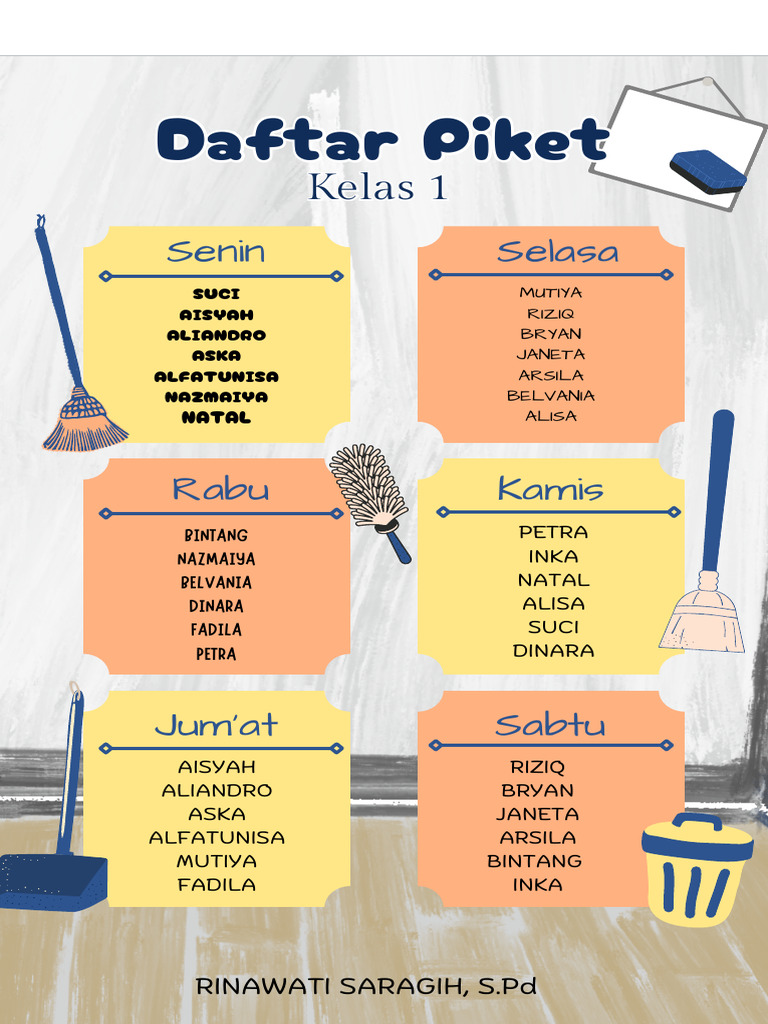 Daftar Piket | PDF