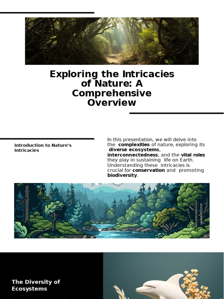 Nature's Ecosystems and Conservation | PDF | Wellness