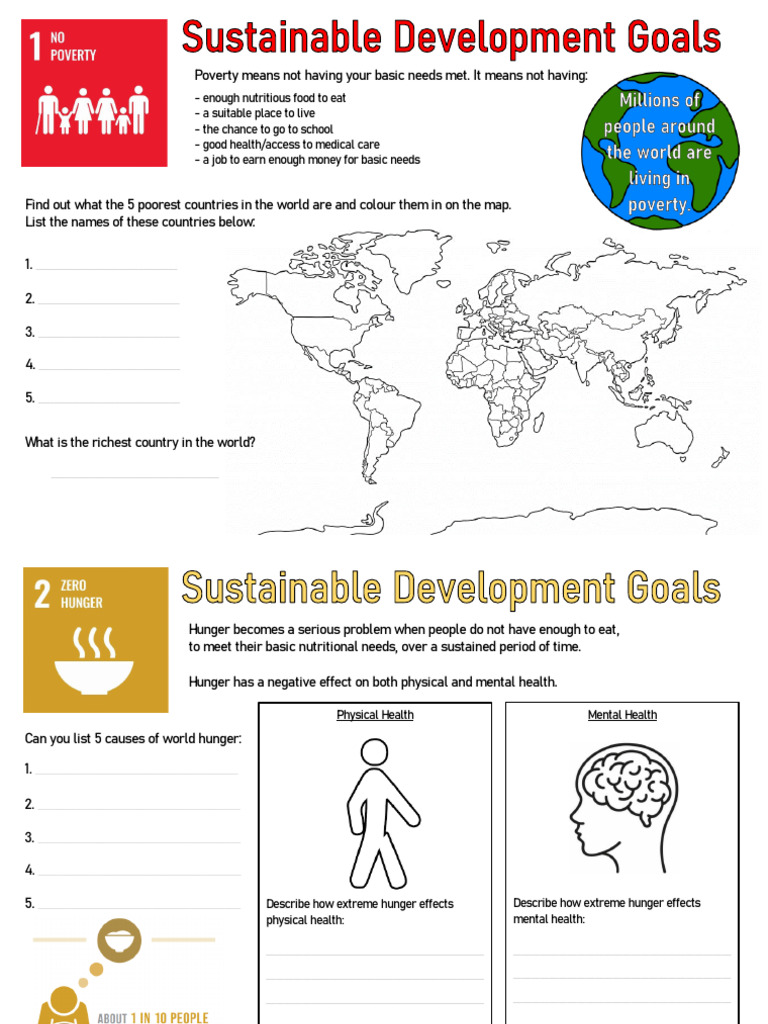 SustainableDevelopmentGoals16FreeActivities 1 | PDF | Sustainability ...