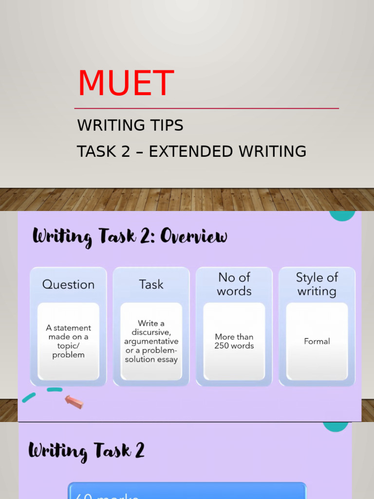 MUET Writing | PDF