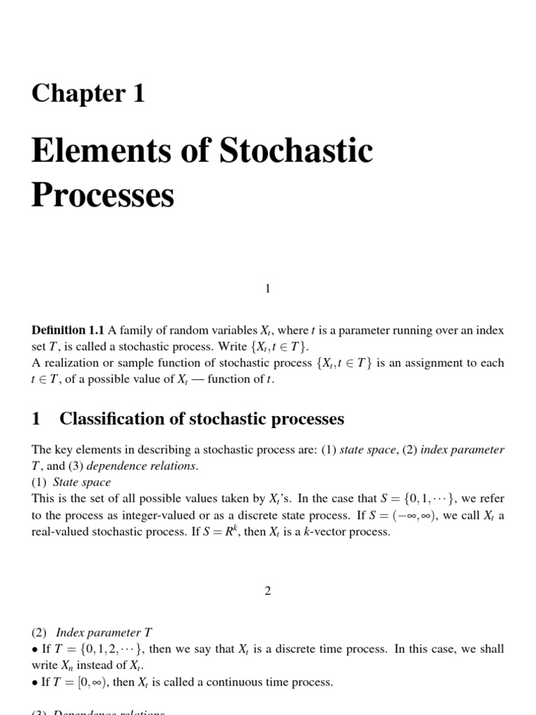 All Chapters | PDF | Markov Chain | Stochastic Process