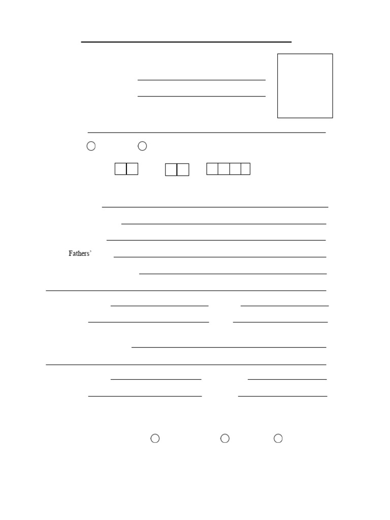 NUST Migration Form New | PDF