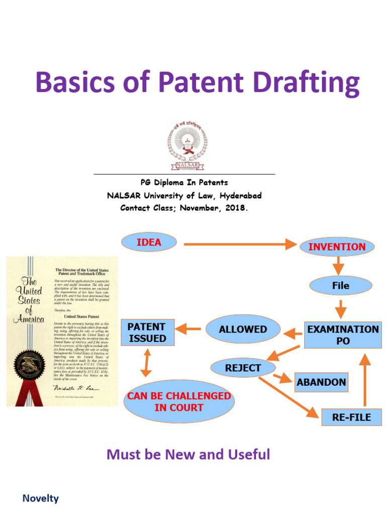 Day 3-1-Basics of Patent Drafting | PDF | Patent | Patent Application