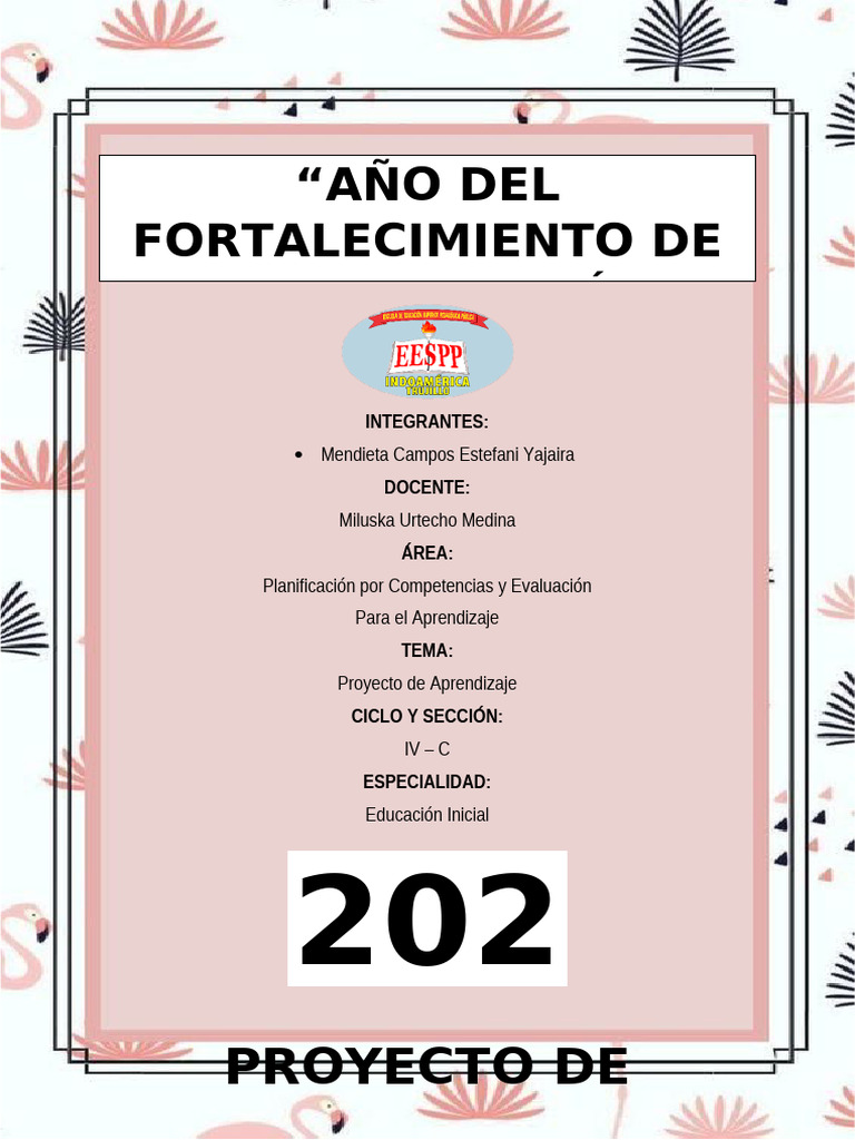 PROYECTO DE APRENDIZAJE 2 | PDF