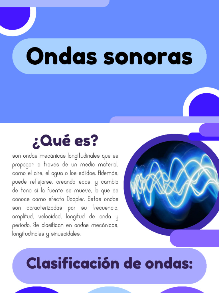 Ondas sonoras | PDF | Olas | Sonido