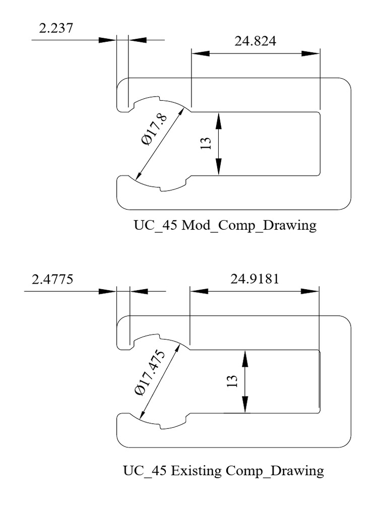 UC 45 Mod Drawing | PDF